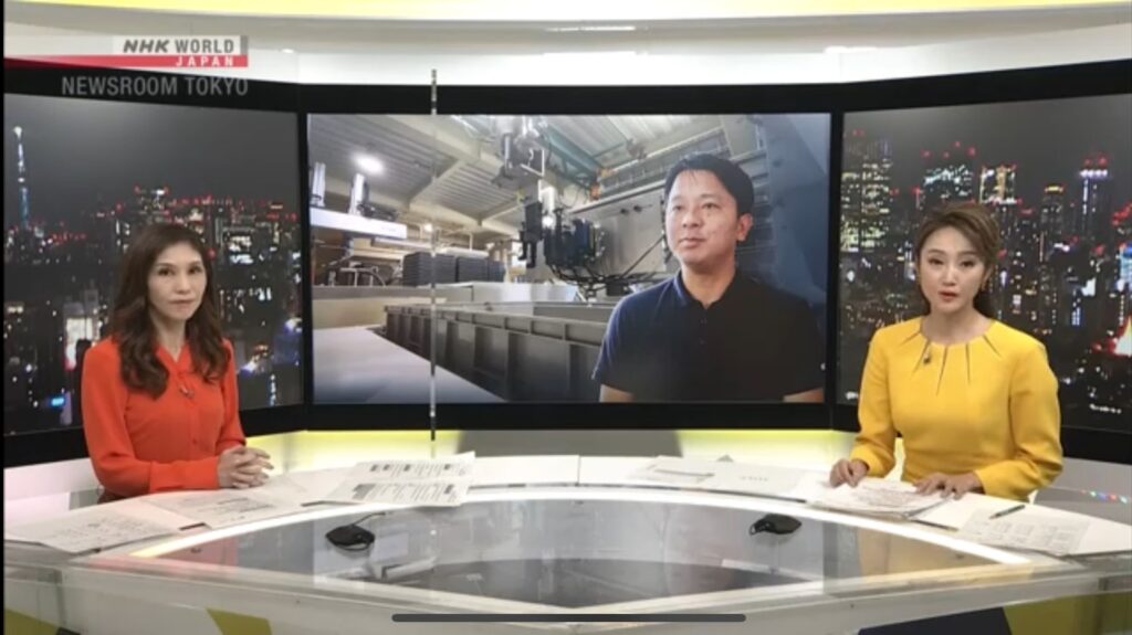 NHK WORLDに代表取締役の人見が出演しました | 御津電子株式会社